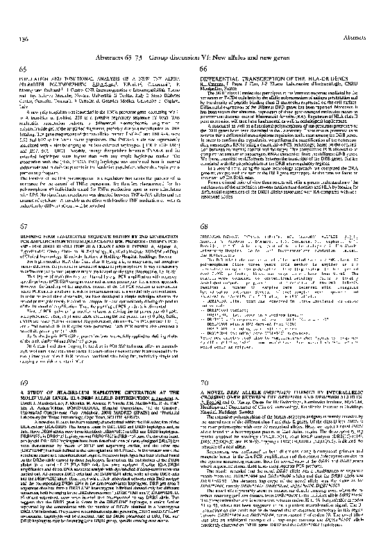 (PDF) Irregular PCR-SSO typing identify new HLA-DRB1 alleles | I.i.n ...