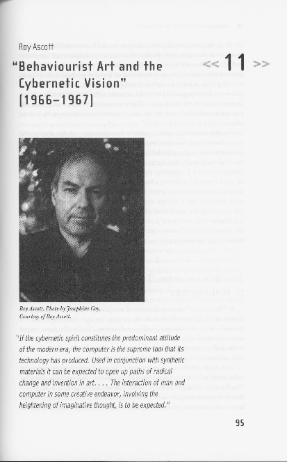 (PDF) Behaviourist Art and the Cybernetic Vision