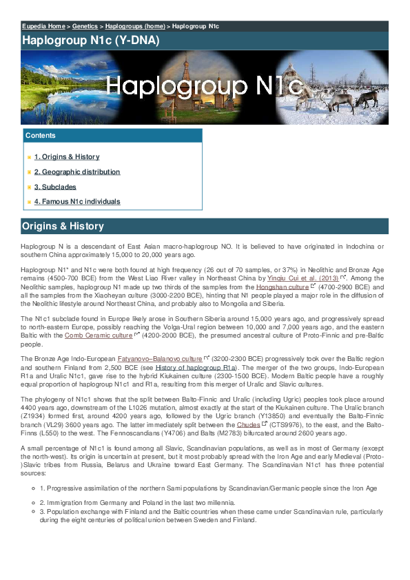 Haplogroup N1c Ydna Historical Maps Map History