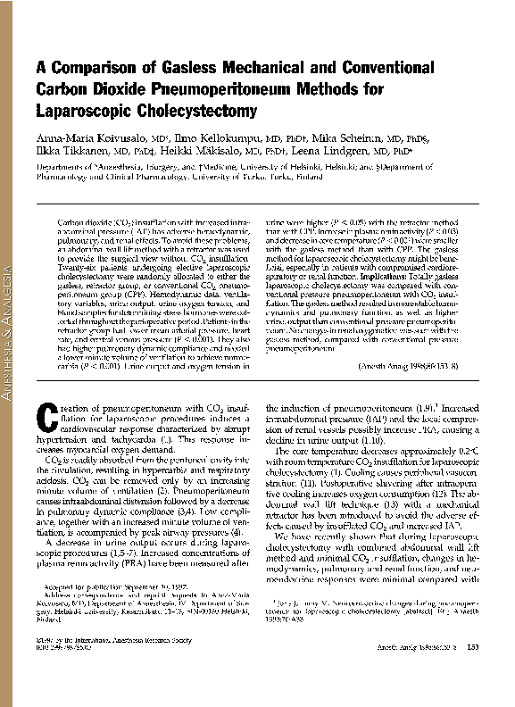 (PDF) A Comparison of Gasless Mechanical and Conventional Carbon ...