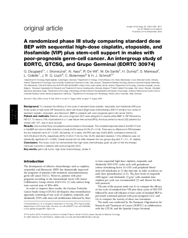 (PDF) A randomized phase III study comparing standard dose BEP with ...