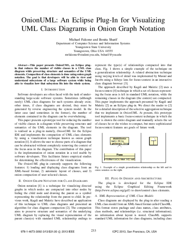 (PDF) OnionUML: An Eclipse plug-in for visualizing UML class diagrams ...
