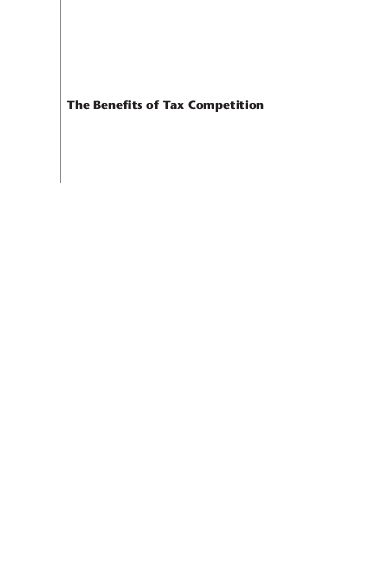 (PDF) The Benefits of Tax Competition