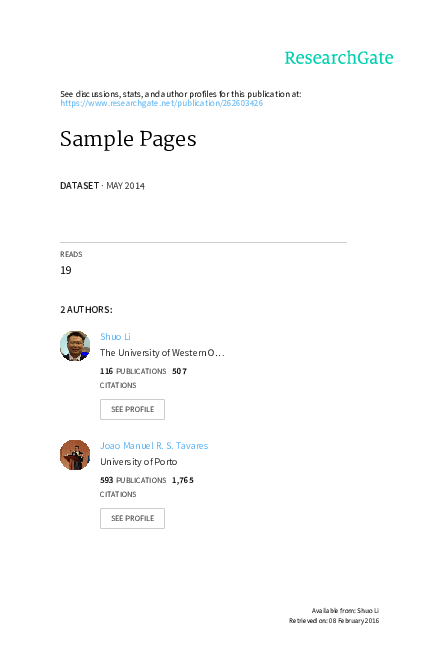 (PDF) Sample Pages