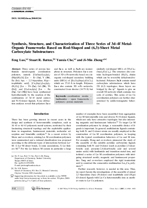(PDF) Synthesis, structure and characterization of the trinuclear copper (I) complex [Cu3(μ3-Br ...