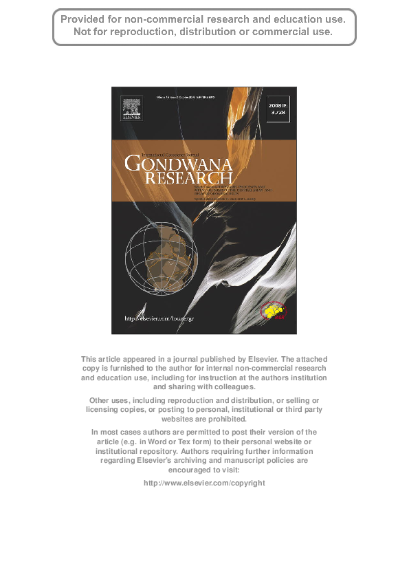 (PDF) The Xiong'er volcanic belt at the southern margin of the North ...