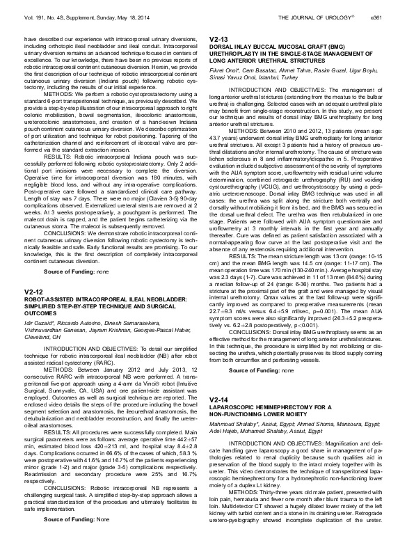(PDF) V2-13 DORSAL INLAY BUCCAL MUCOSAL GRAFT (BMG) URETHROPLASTY IN ...