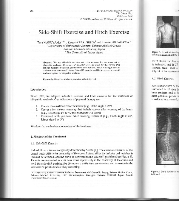 (PDF) Side-shift exercise and hitch exercise