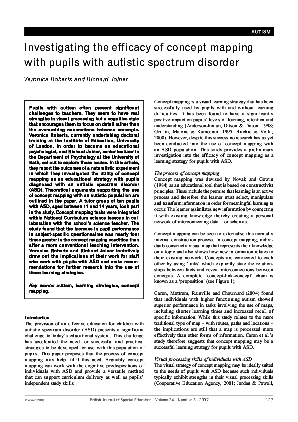 (PDF) Investigating the efficacy of concept mapping with pupils with ...