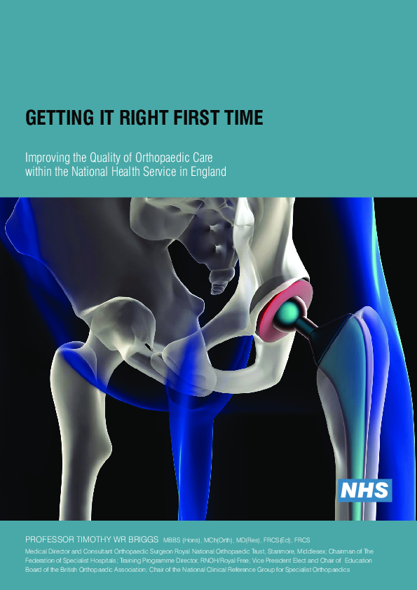 (PDF) Getting it Right First Time