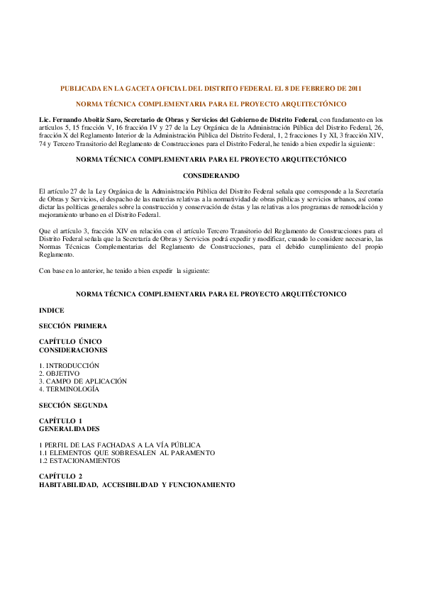 (PDF) Normas tecnicas complementarias