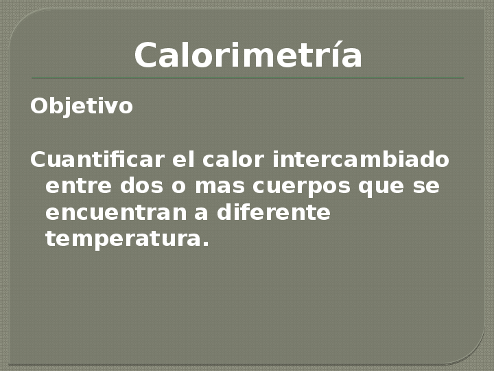 (PPT) Calorimetría