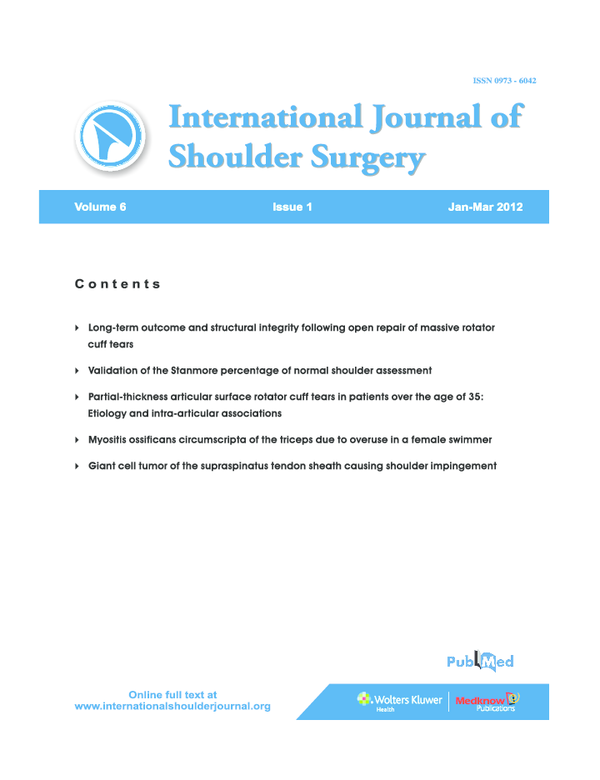 (PDF) Validation of the Stanmore percentage of normal shoulder assessment