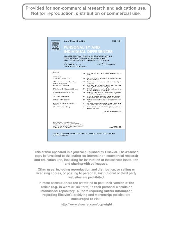 (PDF) Reliability and validity of three screening measures of ...