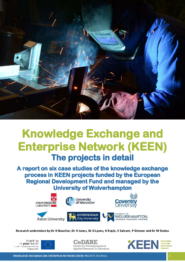 (PDF) Case studies of Knowledge Exchange and Enterprise Networks (KEEN ...