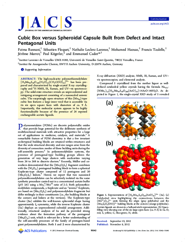 (PDF) Cubic Box versus Spheroidal Capsule Built from Defect and Intact ...