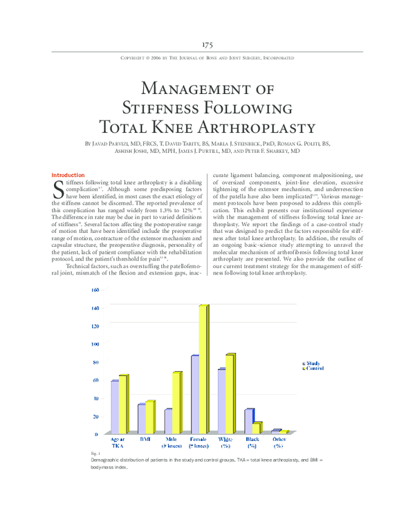 (PDF) Stiffness in total knee arthroplasty | Simone Cerciello ...