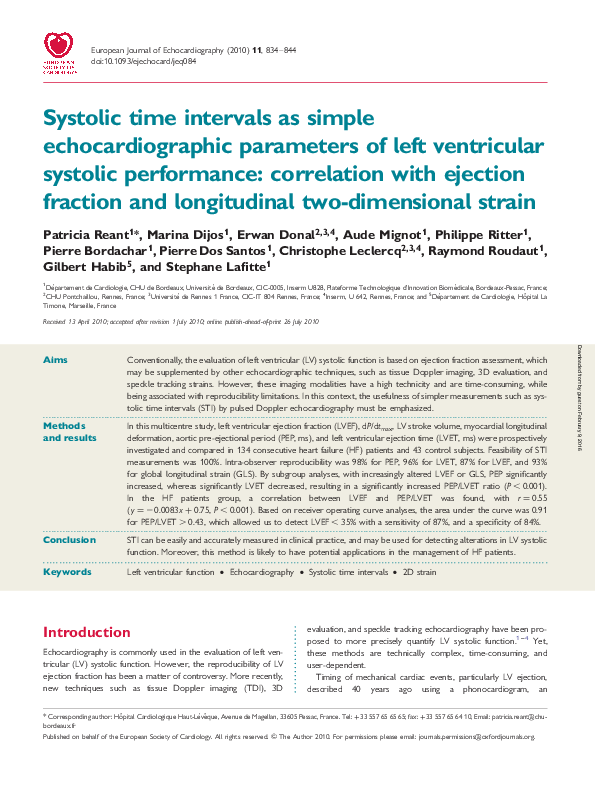 (PDF) Correlation of Left Atrial Strain and Doppler Measurements with ...