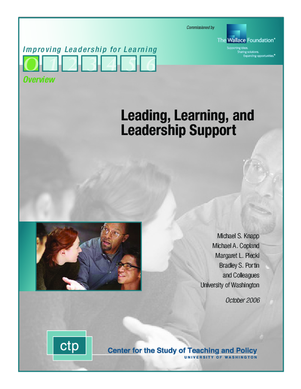 (PDF) Leading, Learning, and Leadership Support