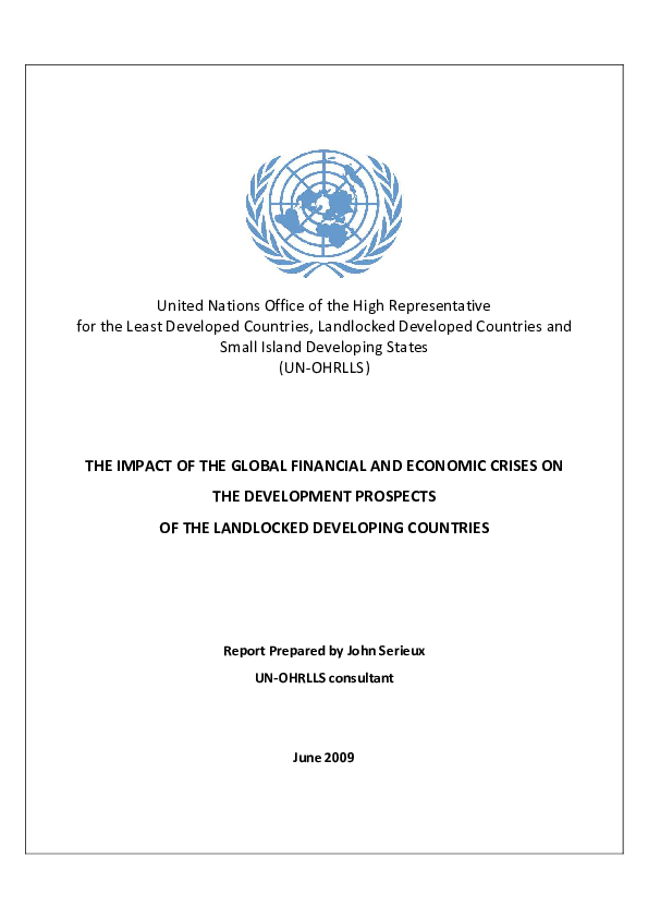 (PDF) THE IMPACT OF THE GLOBAL FINANCIAL AND ECONOMIC CRISES ON THE ...