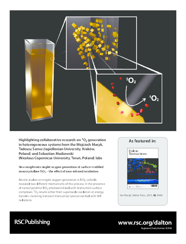 (PDF) New insight into singlet oxygen generation at surface modified ...
