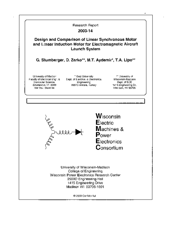 Pdf Design And Comparison Of Linear Synchronous Motor And Linear Induction Motor For