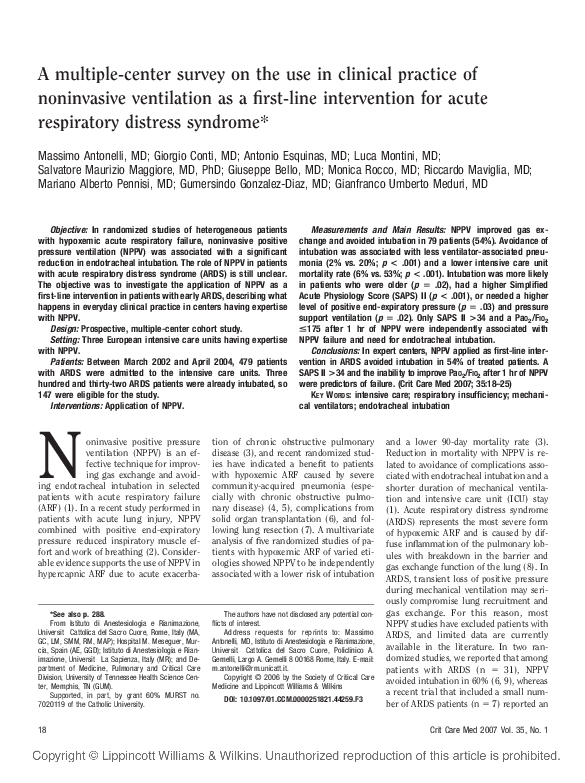 (PDF) A multiple-center survey on the use in clinical practice of ...