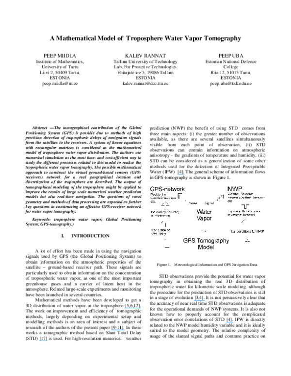 Pdf Node Based Optimization Of Gnss Tomography With A Minimum Bounding Box Algorithm Suqin
