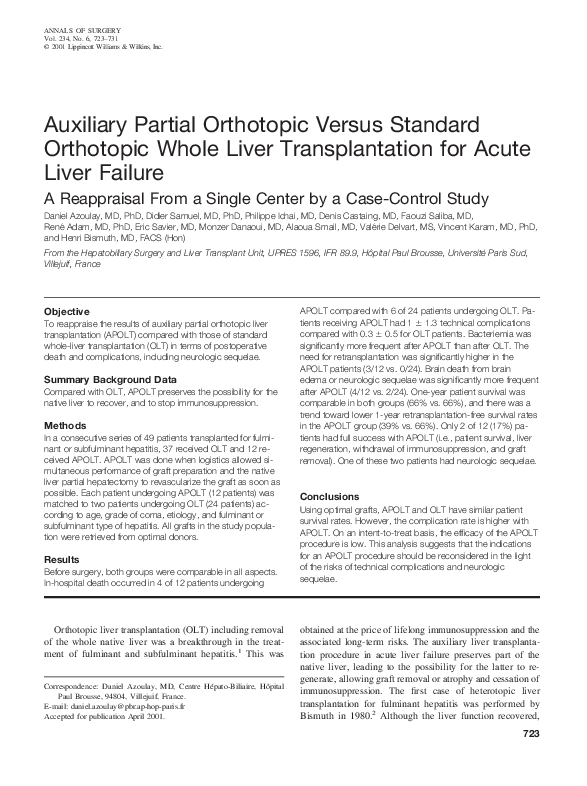 (PDF) Auxiliary Partial Orthotopic Versus Standard Orthotopic Whole ...