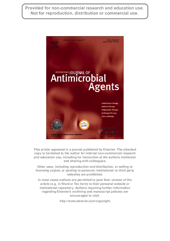 (PDF) Emergence of AcrAB-mediated tigecycline resistance in a clinical ...