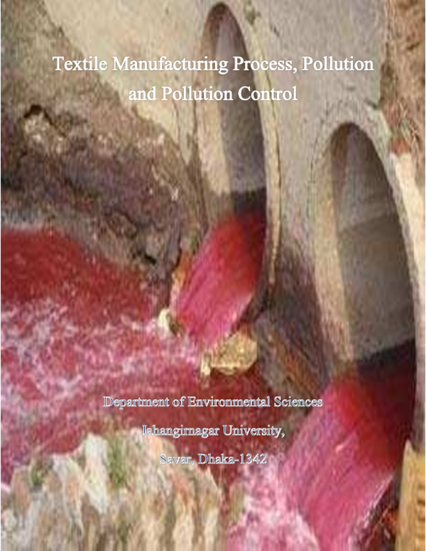 (PDF) Textile Manufacturing Process, Pollution and Pollution Control