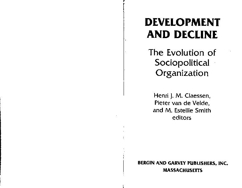 (PDF) Rank Society or Rank Societies: Processes, Stages, and Types of ...