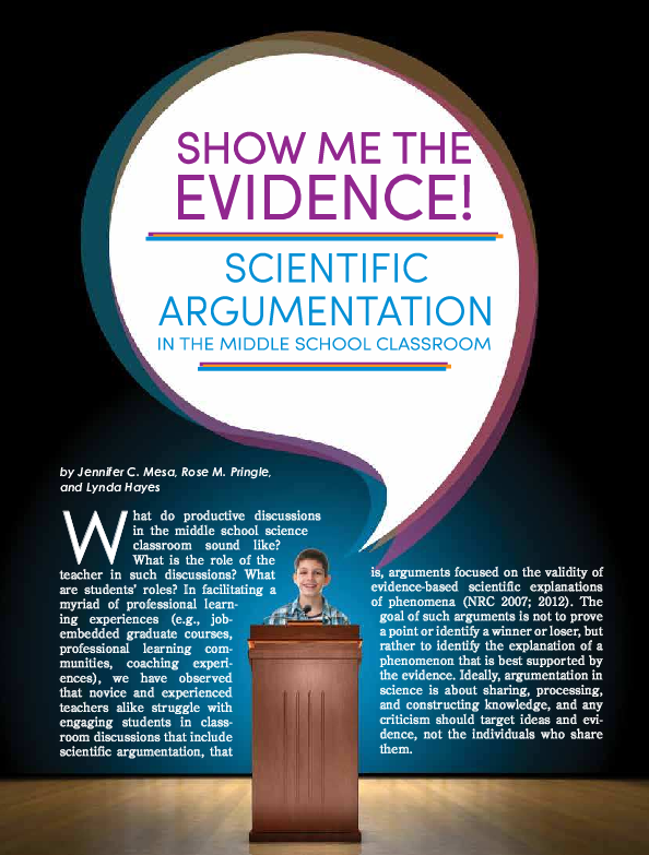(PDF) Show Me the Evidence! Scientific Argumentation in the Middle ...