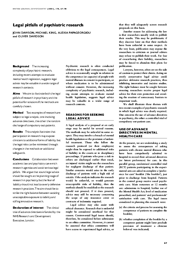 psychiatric advance directive ny