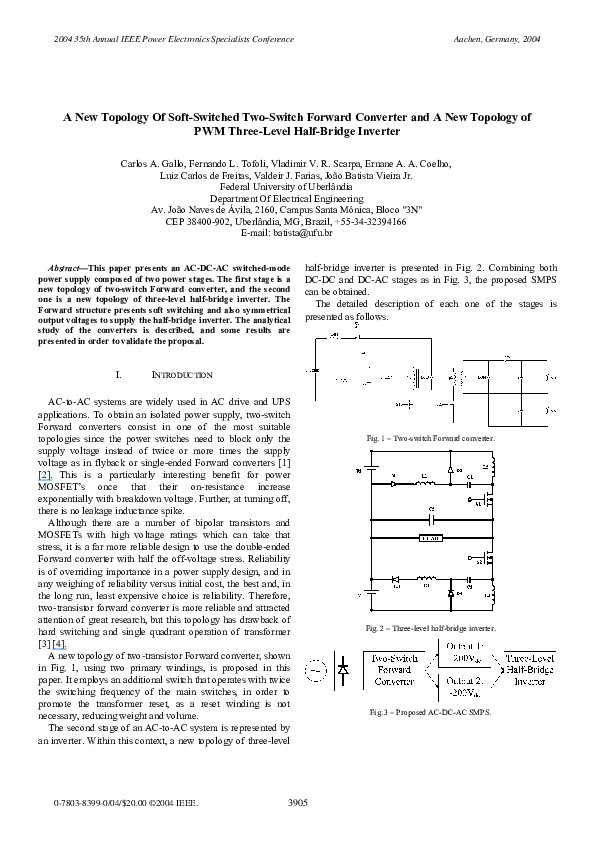 (PDF) A new topology of soft-switched two-switch forward converter and ...
