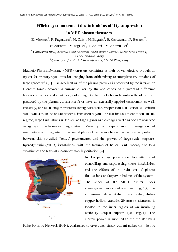 (PDF) Efficiency enhancement due to kink instability suppression in MPD ...