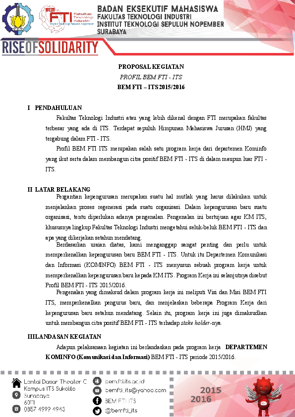 (DOC) Proposal Profil