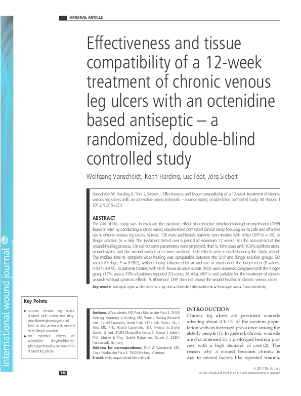 (PDF) Effectiveness and tissue compatibility of a 12-week treatment of ...