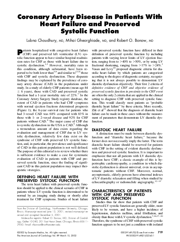 (PDF) Coronary artery disease in patients with heart failure and ...