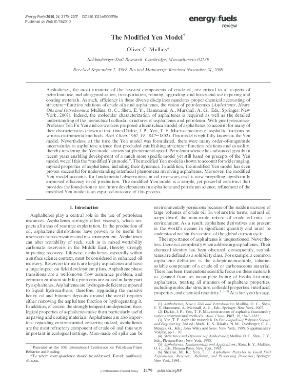 (PDF) The Modified Yen Model