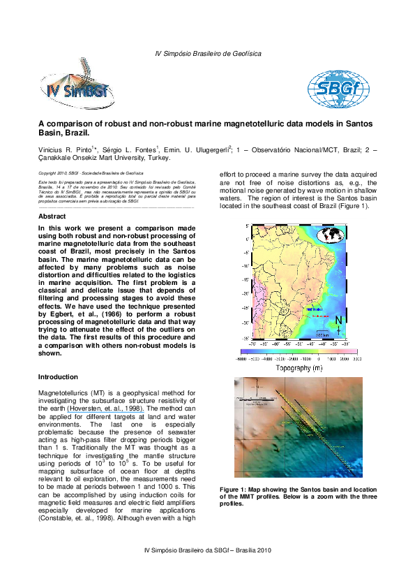 (PDF) A comparison of robust and non-robust marine magnetotelluric data ...