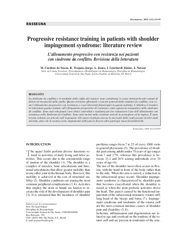 (PDF) Progressive resistance training in patients with shoulder ...