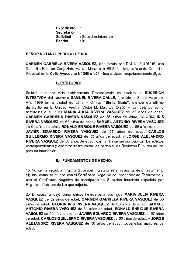 (DOC) sucesion intestada