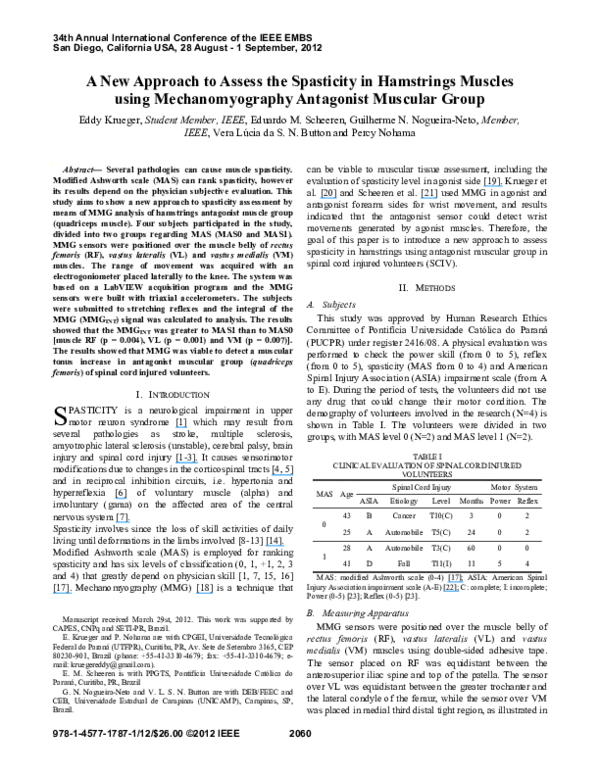 (PDF) A new approach to assess the spasticity in hamstrings muscles ...