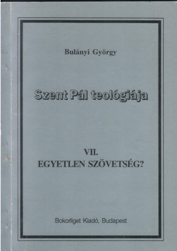 (PDF) Bulányi Gy.: Szent Pál teológiája 7.