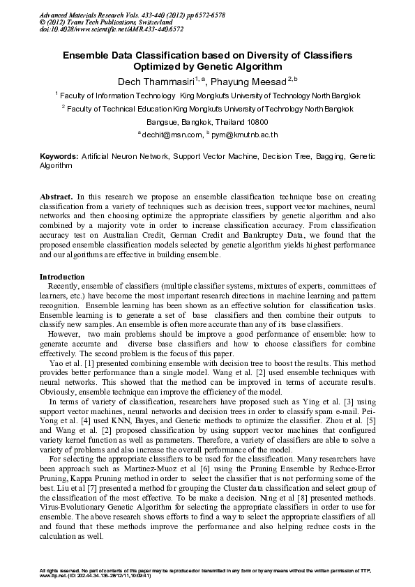 (PDF) Adaboost Ensemble Data Classification Based on Diversity of ...
