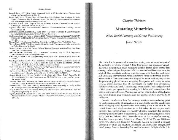 (PDF) Mutating Minorities: White Racial Framing and Group Positioning