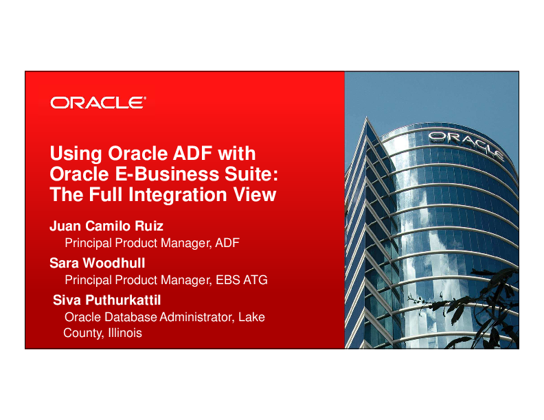 Pdf Using Oracle Adf With Oracle E Business Suite The Full Integration View