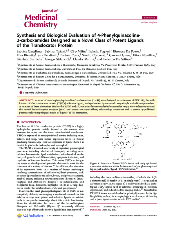 (PDF) Synthesis and biological evaluation of 4-phenylamino-6-phenyl pyrimidine derivatives as ...