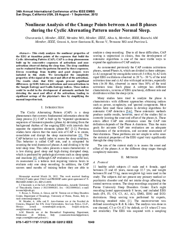 (PDF) Nonlinear analysis of the change points between A and B phases during the Cyclic ...